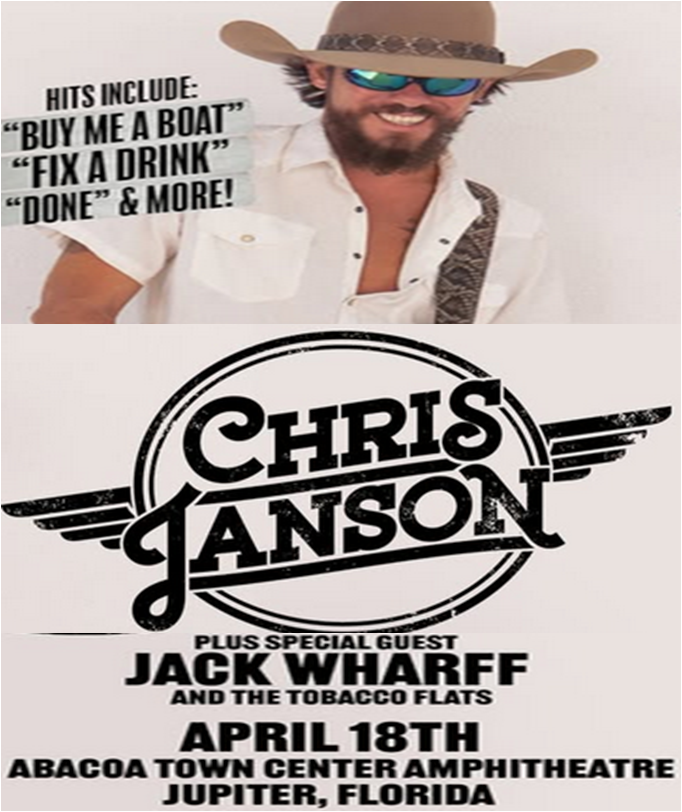 Abacoa POA | Chris Jansen Plus Jack Wharrf and the Tobacco Flats Band